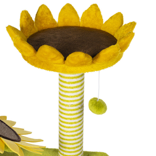 Archie & Oscar™ 36" Chassidy Sunflower Cat Tree | Wayfair