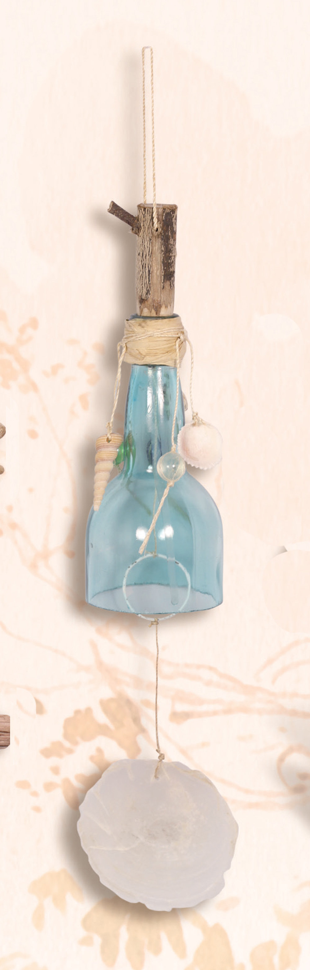 Highland Dunes Raziya Bottle Wind Chime Wall Sculpture | Wayfair