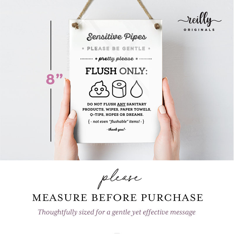 Reilly Originals Flush Only Toilet Paper, Pee & Poo Cute Emoji Bathroom ...