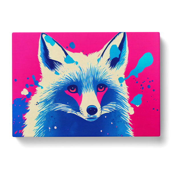 Alpen Home Fox Splatter Vol.1 - Wrapped Canvas Graphic Art | Wayfair.co.uk