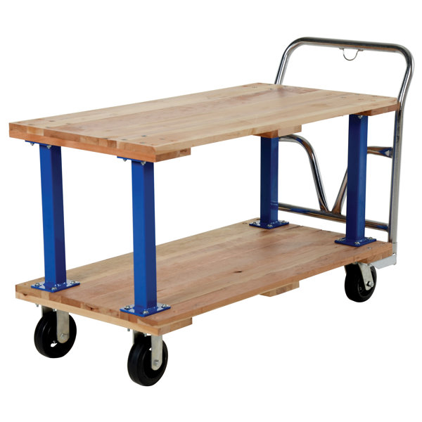 Vestil Double Deck Platform Utility Cart | Wayfair