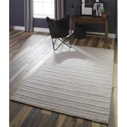 Kells Handmade Light Gray/Cream/Light Blue Rug & Reviews | Joss & Main