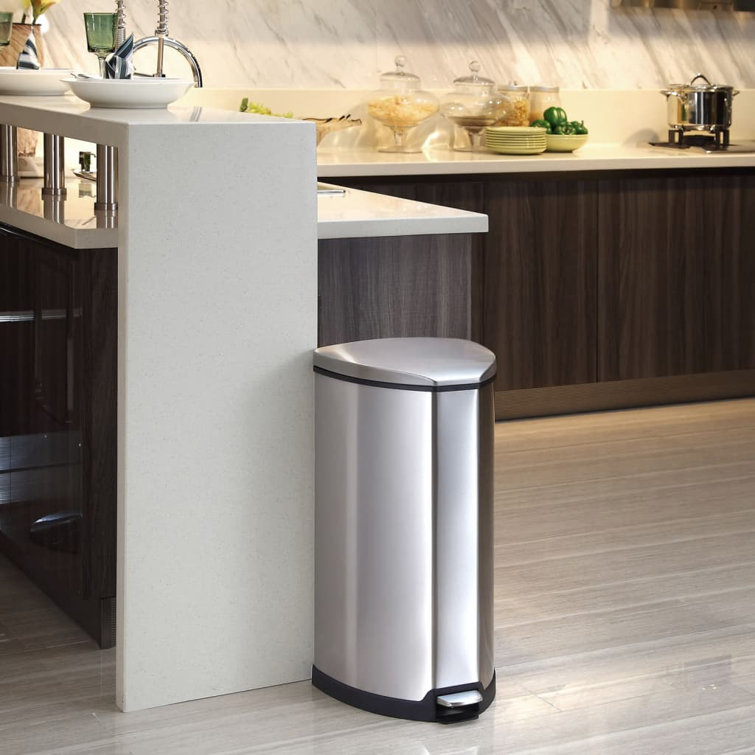 Brayden Studio Rinu 35 Litre Step On Waste Bin | Wayfair.co.uk