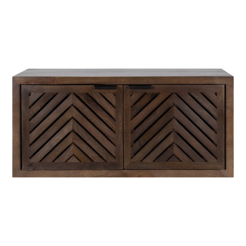 Gracie Oaks Valatie Solid Wood 2 - Door Accent Cabinet & Reviews | Wayfair