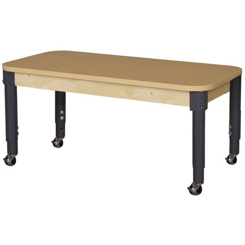 Wood Designs Adjustable Height Rectangular Activity Table & Reviews ...