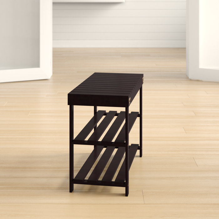 Rebrilliant 3-Tier 6 Pair Stackable Shoe Rack & Reviews | Wayfair