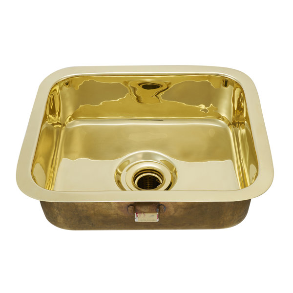 Bates & Bates Sculptured 11'' W Single Bowl Stainless Steel Kitchen ...