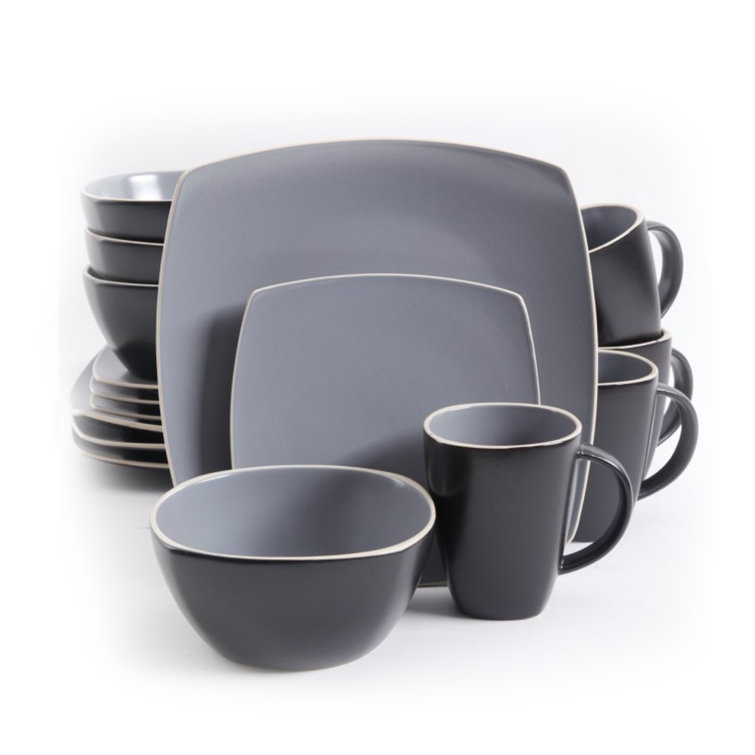 Gibson Stoneware Dinnerware - Set of 16 & Reviews | Wayfair