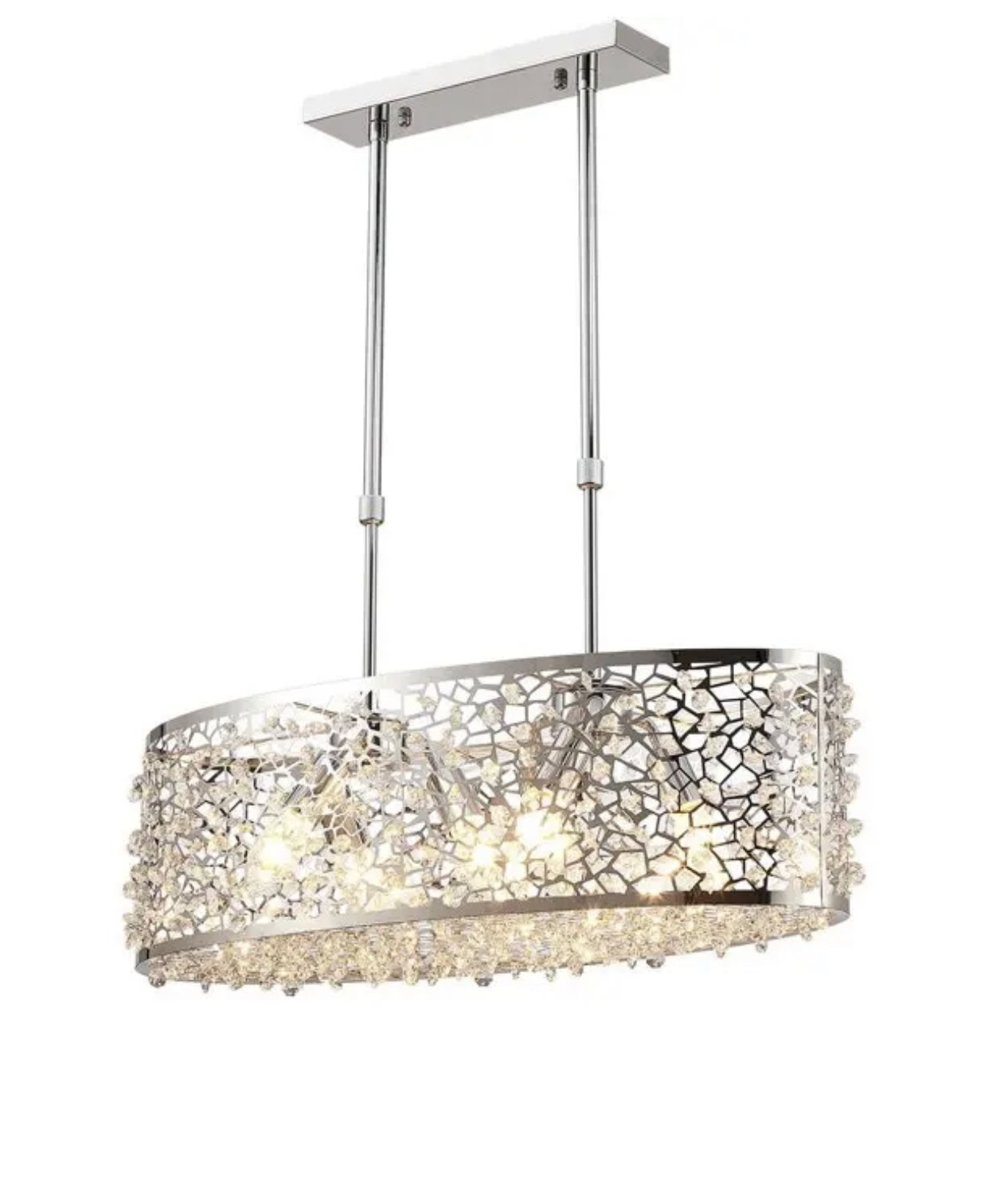 Mercer41 A|M Lighting Franco 6-Lights Modern Pendant Light Fixtures ...