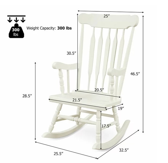 Alcott Hill® Rockhampton Rocking Chair & Reviews | Wayfair