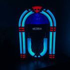 Victrola Nostalgic Wood Countertop Jukebox with Built-in Bluetooth ...