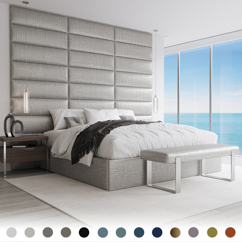 Vant Panels Wall Paneling in Metallic Silver | Wayfair