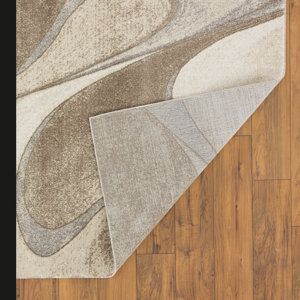 Ivy Bronx Saugatuck Performance Beige Rug | Wayfair