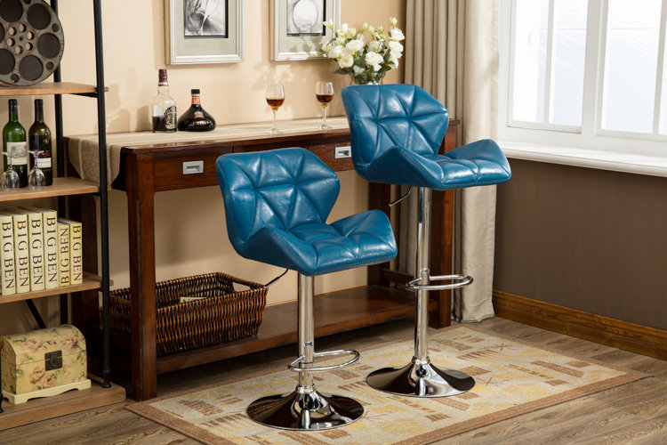 Top 15 Leather Blue Bar Stools in 2023 | Wayfair