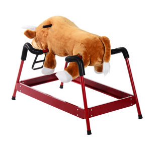 Qaba Kids Plush Spring Rodeo Bull Rocker & Reviews | Wayfair