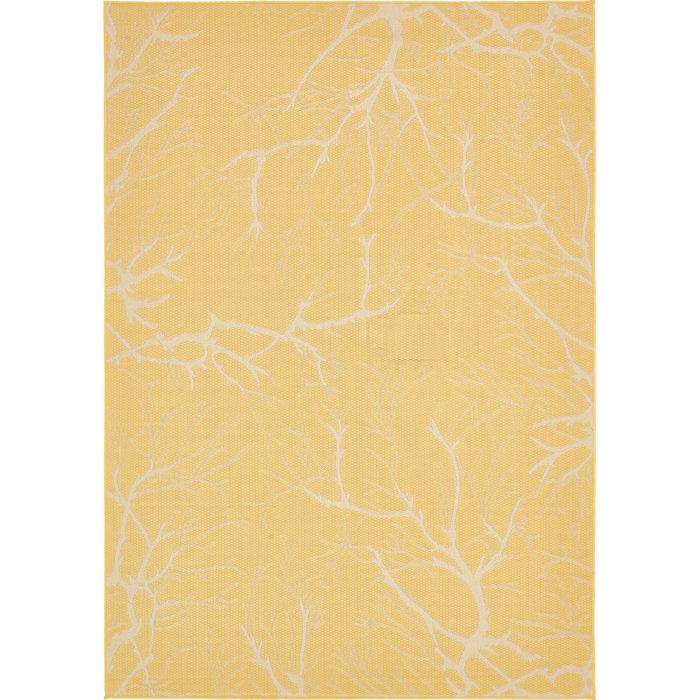 Ebern Designs Raelene Yellow Indoor/Outdoor Rug & Reviews | Wayfair