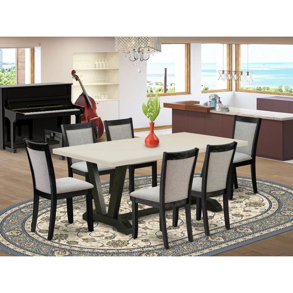 High Back Fabric Dining Room Chairs