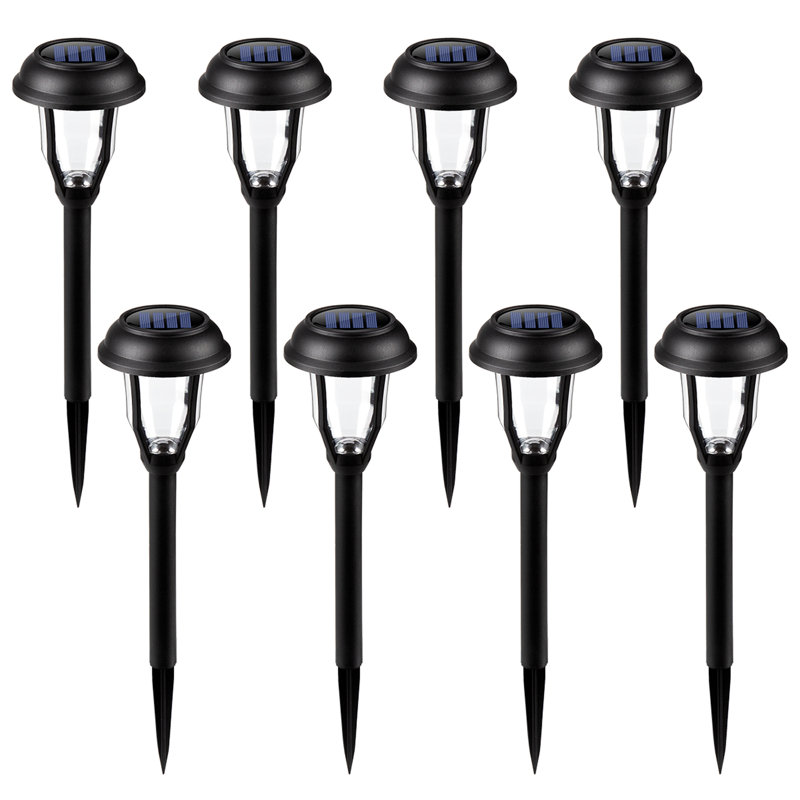 gigalumi Black Low Voltage Solar Powered Integrated LED Pathway Light ...