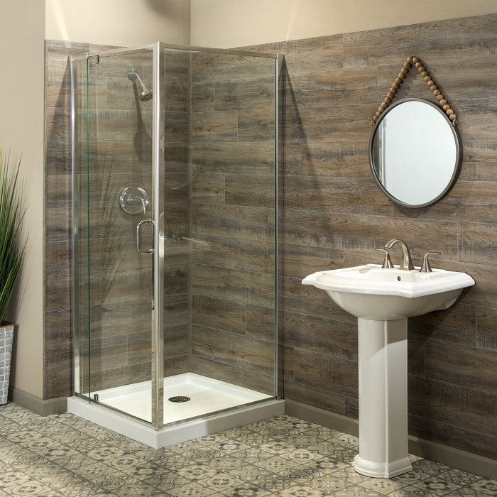 Palisade Plank Tile Shower and Tub Surround Kit | Wayfair