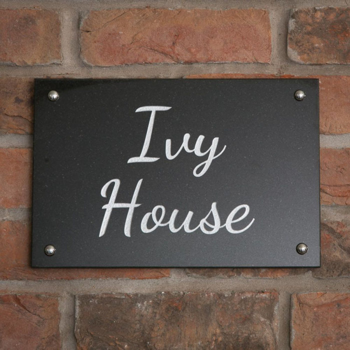 17 Stories Engbertus 2 - Line House Sign | Wayfair.co.uk