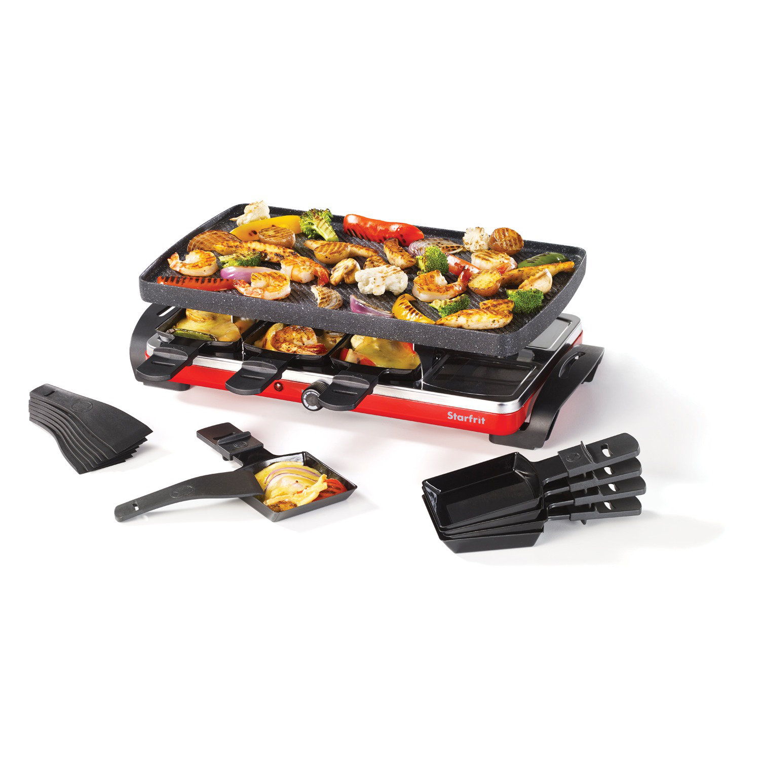 The Rock by Starfrit Raclette 17 Piece Grill Set & Reviews | Wayfair