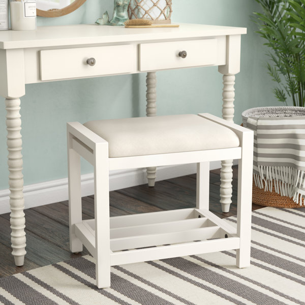 Highland Dunes Adrian 18.5'' Tall Vanity Stool & Reviews | Wayfair