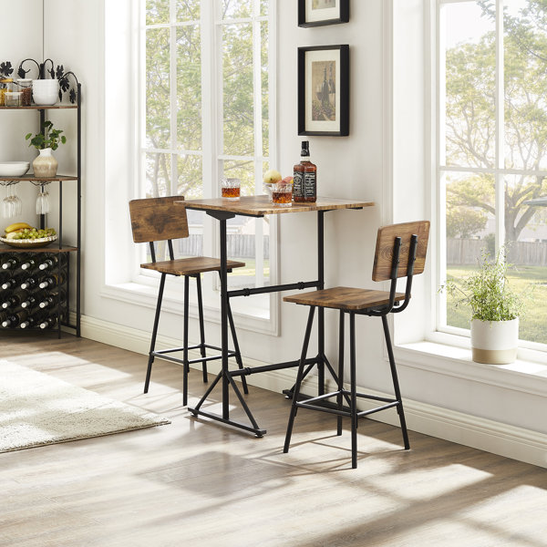 17 Stories Counter Height Drop Leaf Dining Set | Wayfair