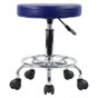 Inbox Zero PU Leather Round Rolling Height Adjustable Lab Stool ...