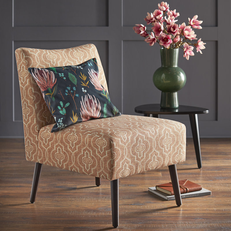 Bungalow Rose Upholstered Slipper Chair | Wayfair