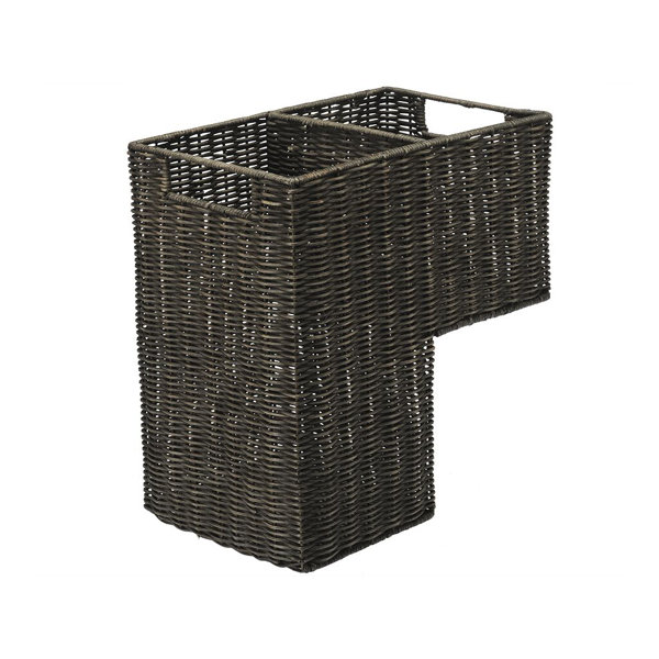 Bay Isle Home Wicker Stair Step Basket & Reviews | Wayfair