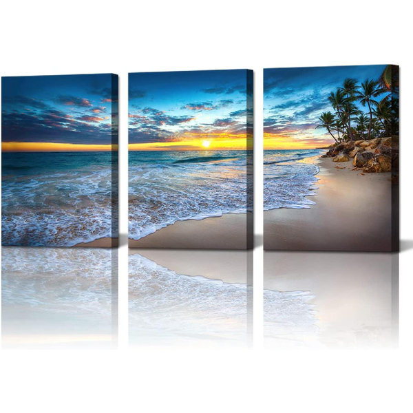 Rosecliff Heights 3 Piece Wrapped Canvas Print Set | Wayfair