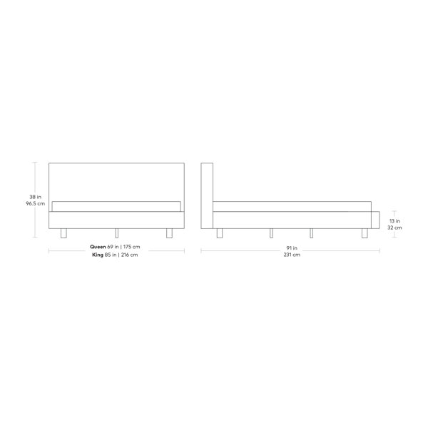 Gus Modern Parcel Bed | Wayfair