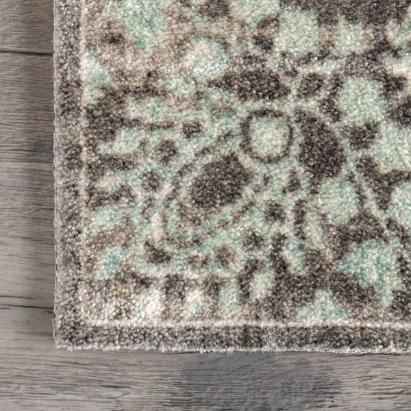 Mistana™ David Performance Teal Rug & Reviews | Wayfair