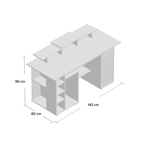 Zipcode Design Boyden Computer Desk & Reviews | Wayfair.co.uk