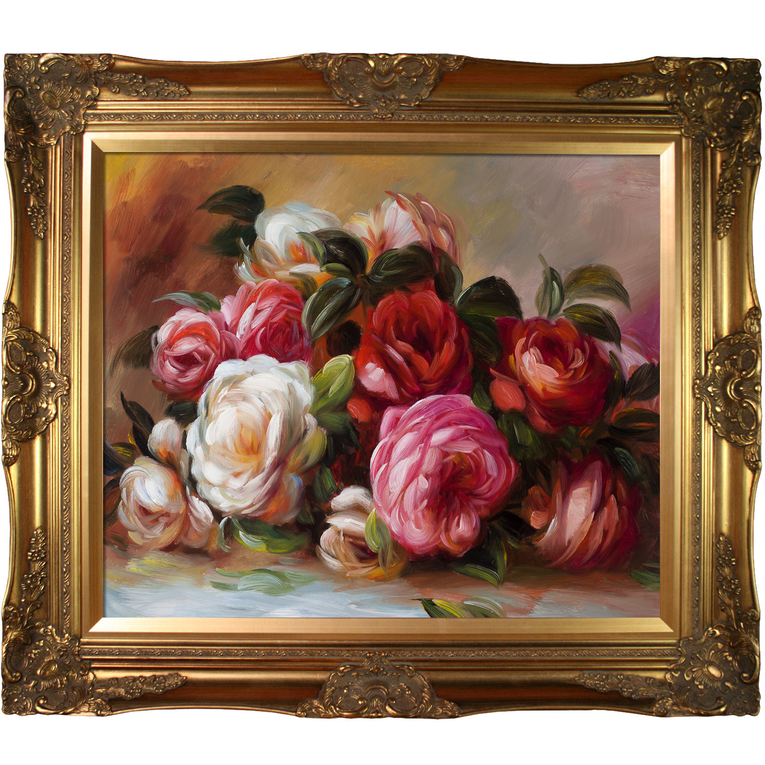 Vault W Artwork Discarded Roses by Pierre-Auguste Renoir - Picture ...
