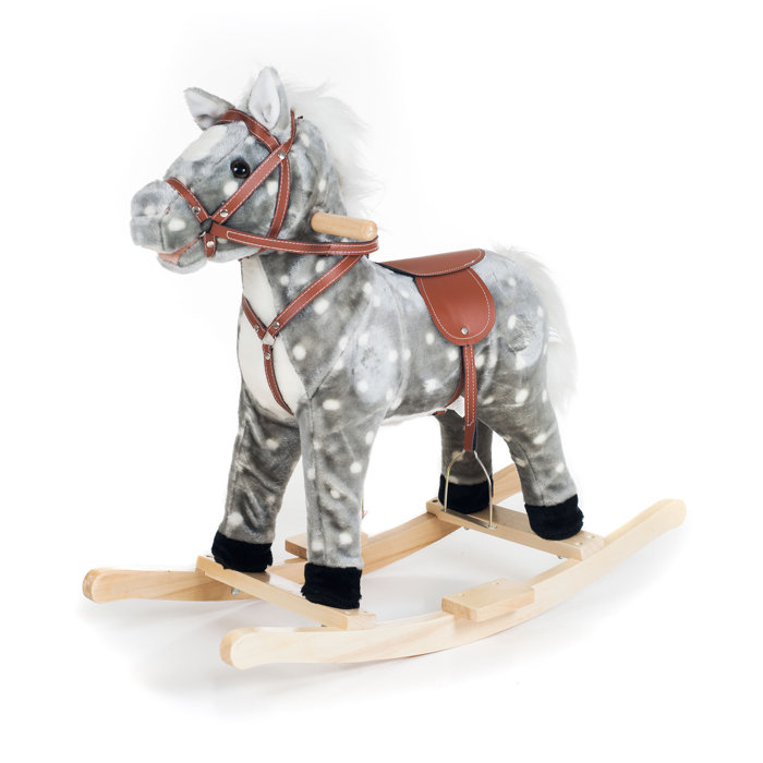 Happy Trails Plush Rocking Horse & Reviews | Wayfair