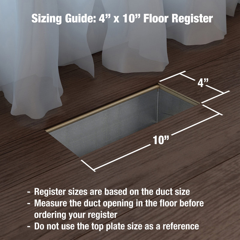Imperial Metal Floor Register & Reviews | Wayfair