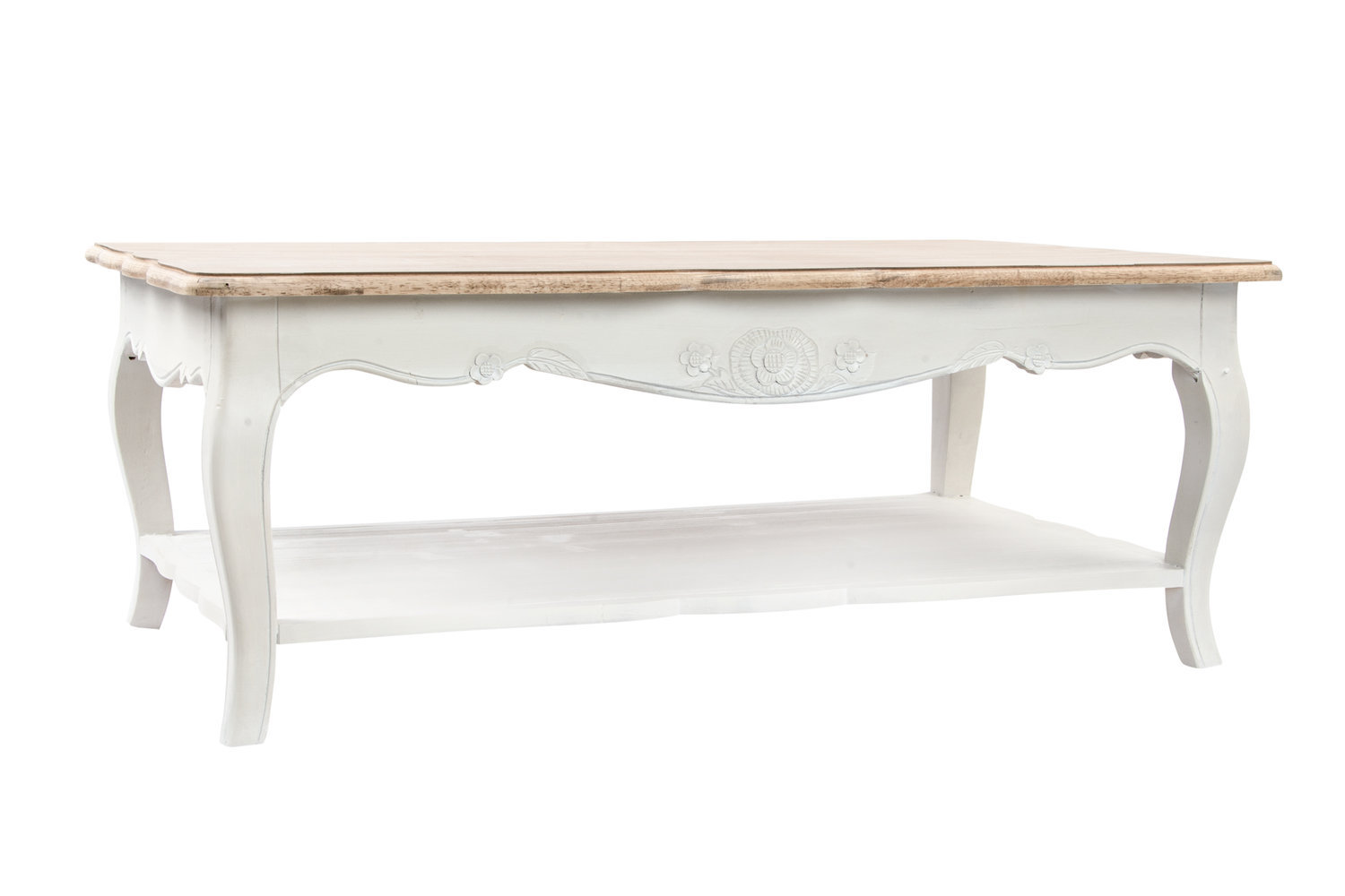 Fleur De Lis Living Stratton Solid Wood Coffee Table with Storage ...