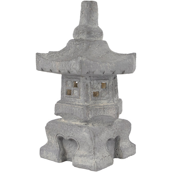Northlight 20" LED Lighted Solar Powered Pagoda Outdoor Garden Statue ...