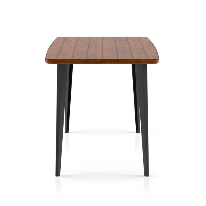 Corrigan Studio® Elliot 60 Inch Wood Dining Table, Oak | Wayfair