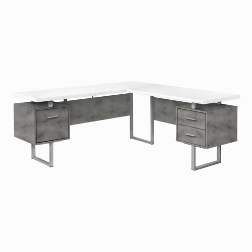 Upper Square™ Computer Desk, Home Office, Corner, Storage Drawers, 70"L ...