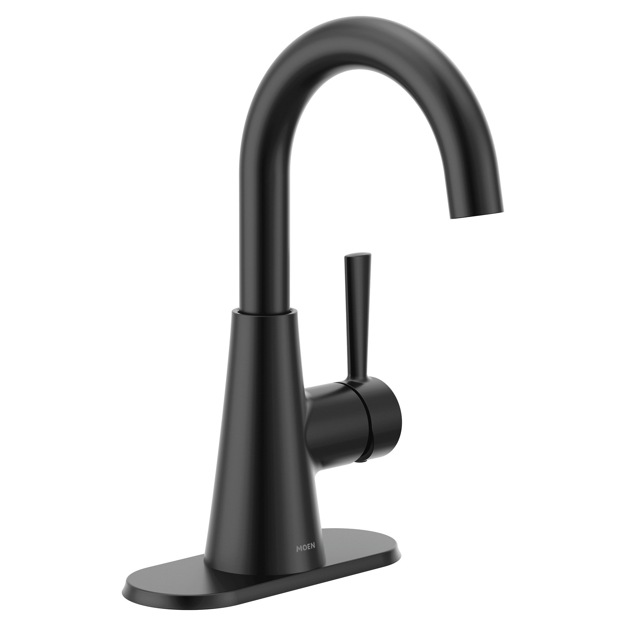 Moen Ronan One-Handle Single Hole Modern Bathroom Sink Faucet with ...
