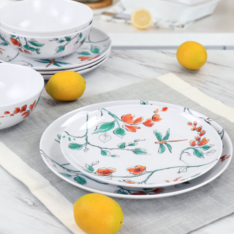Martha Stewart Melamine Dinnerware Set - Service for 4 | Wayfair