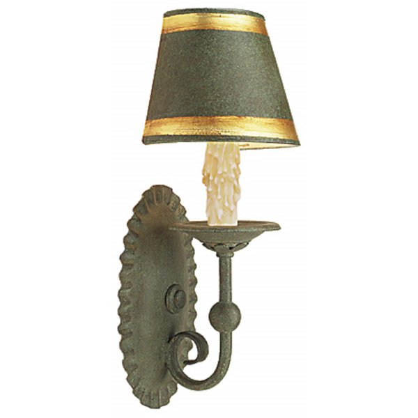 Arte De Mexico Clément Wrought Iron Candle Wall Light | Wayfair