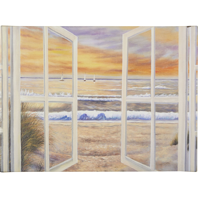 Highland Dunes Elongated Window by Joval - Print on Canvas & Reviews ...