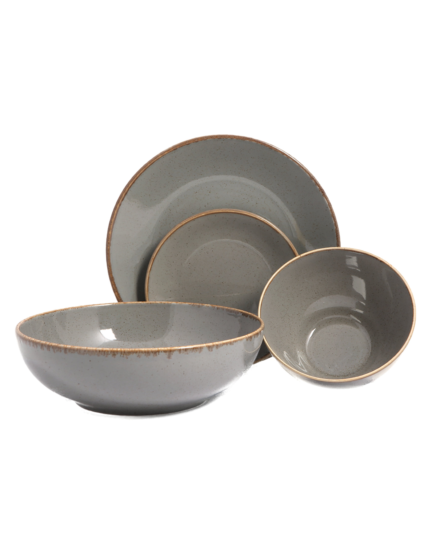 Porland Seasons Porcelain China Dinnerware - Set of 4 | Wayfair