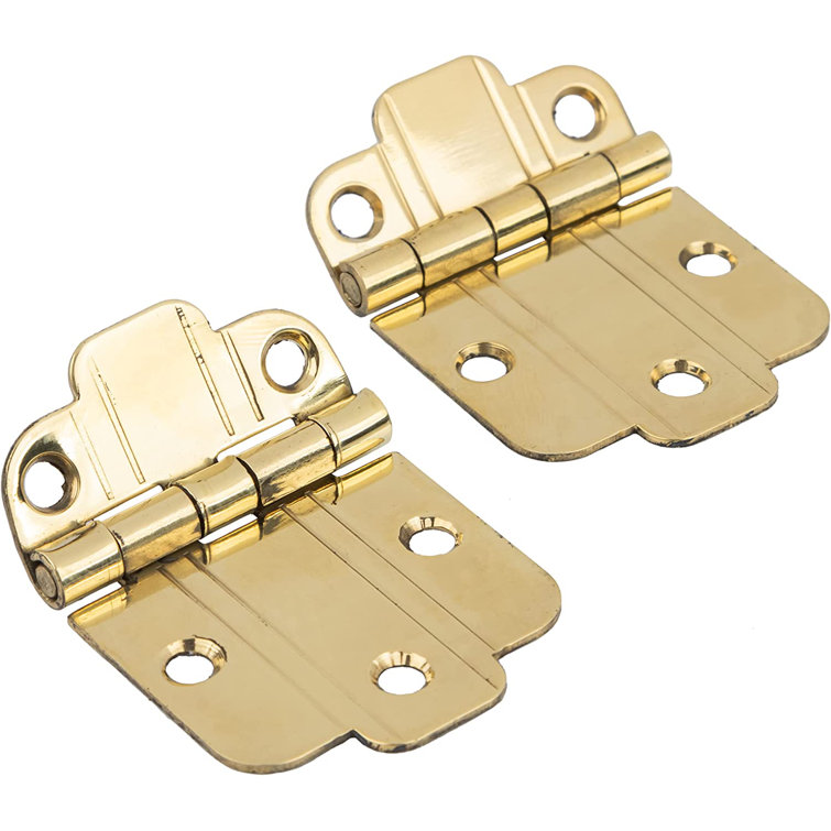 UNIQANTIQ HARDWARE SUPPLY Art Deco Flush Mount Cabinet Door Hinge | Wayfair