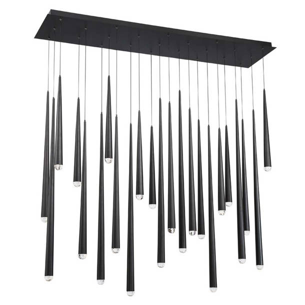 Modern Forms Cascade 5 - Light Dimmable LED Tiered Chandelier | Wayfair