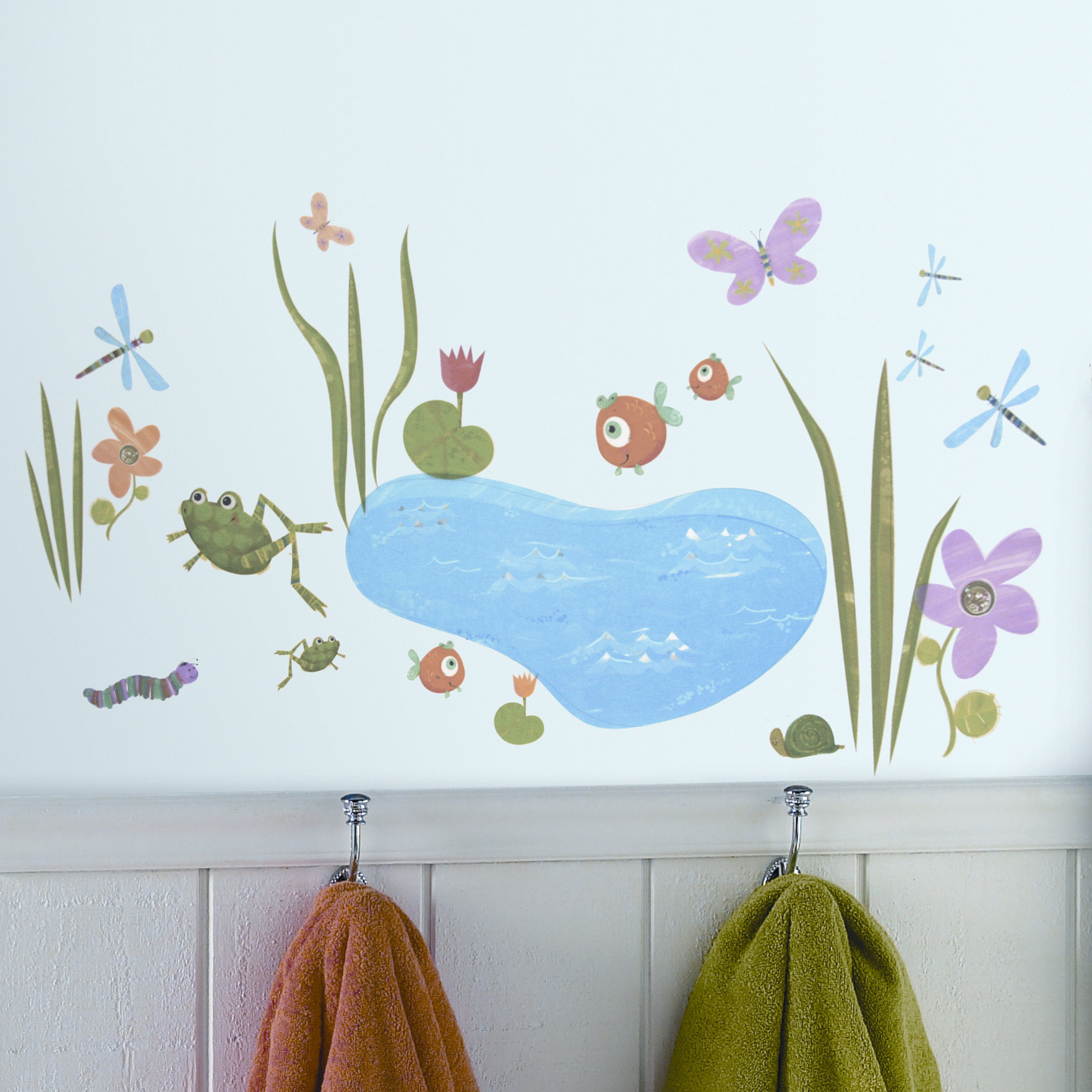 Harriet Bee Glencoe 40 Piece Pond Wall Decal & Reviews | Wayfair