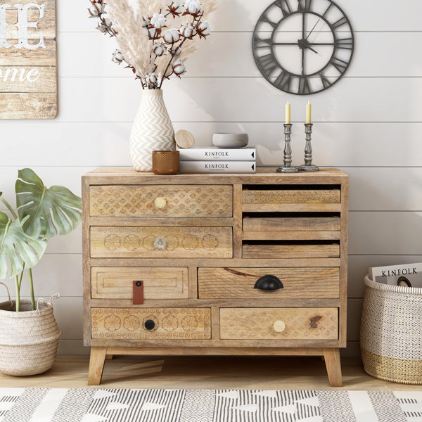 Langley Street Gauvin Solid Wood Accent Chest | Wayfair